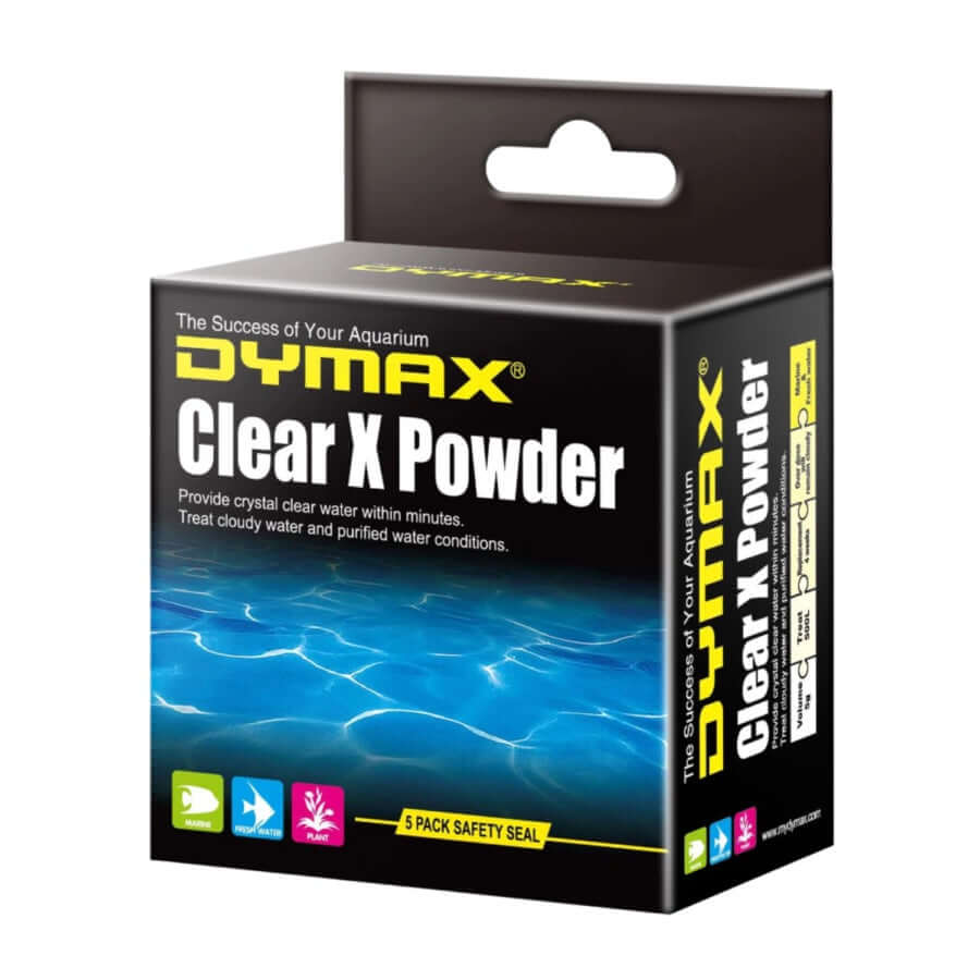 Dymax Clear X Powder 5 Pack - Crystal Clear Aquarium Water