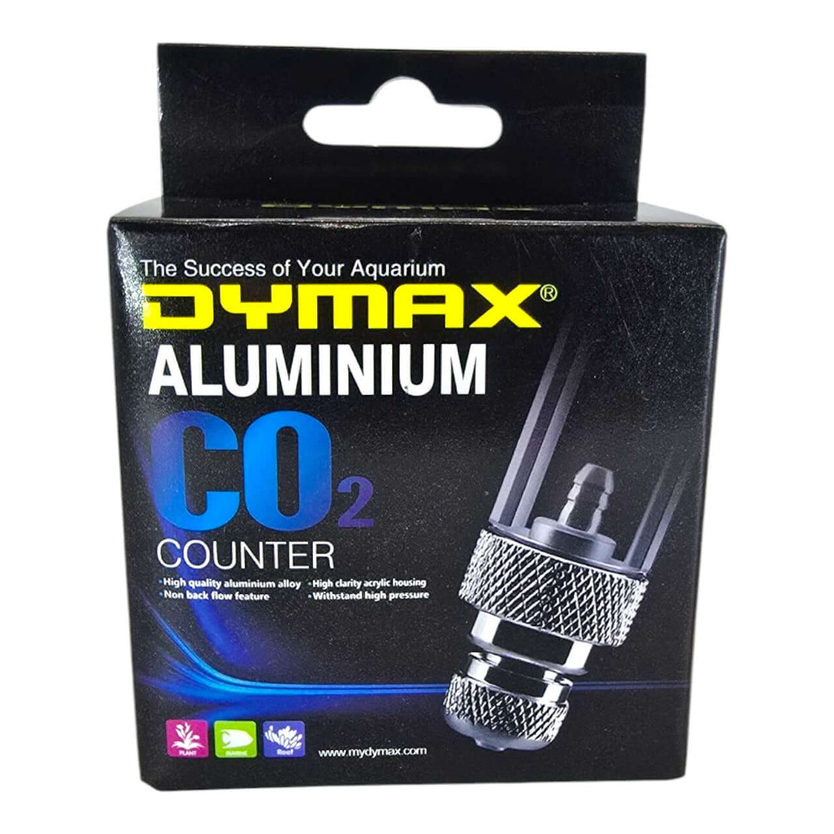Dymax CO2 Aluminium Bubble Counter - Double Ended – Jungle Aquatics Pet Store