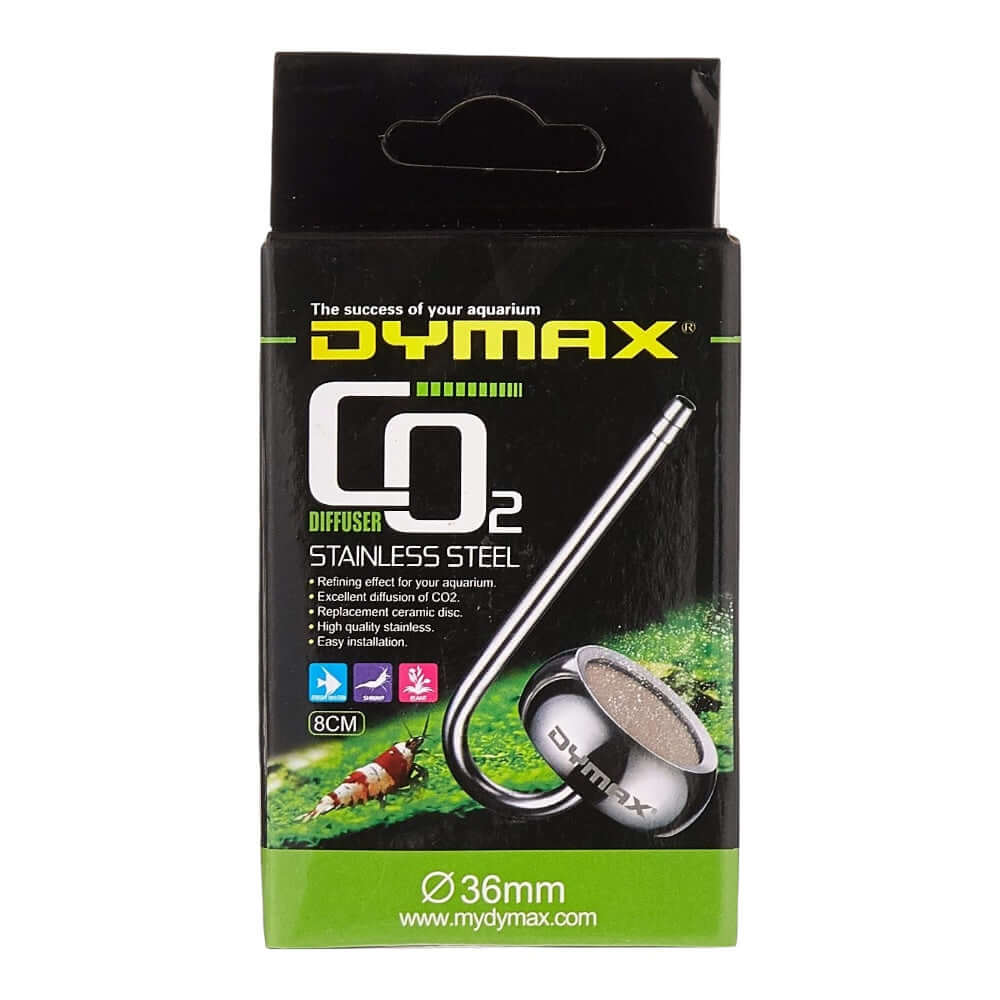 Dymax Stainless Steel CO2 Diffuser 36mm - 8cm