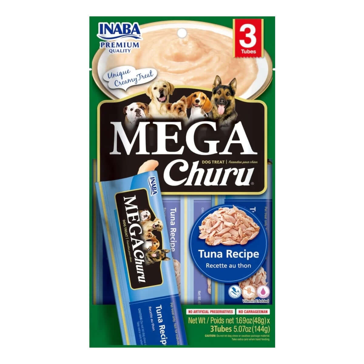 Inaba Churu Mega Dog Treat 3x48g - Pure Chicken Goodness