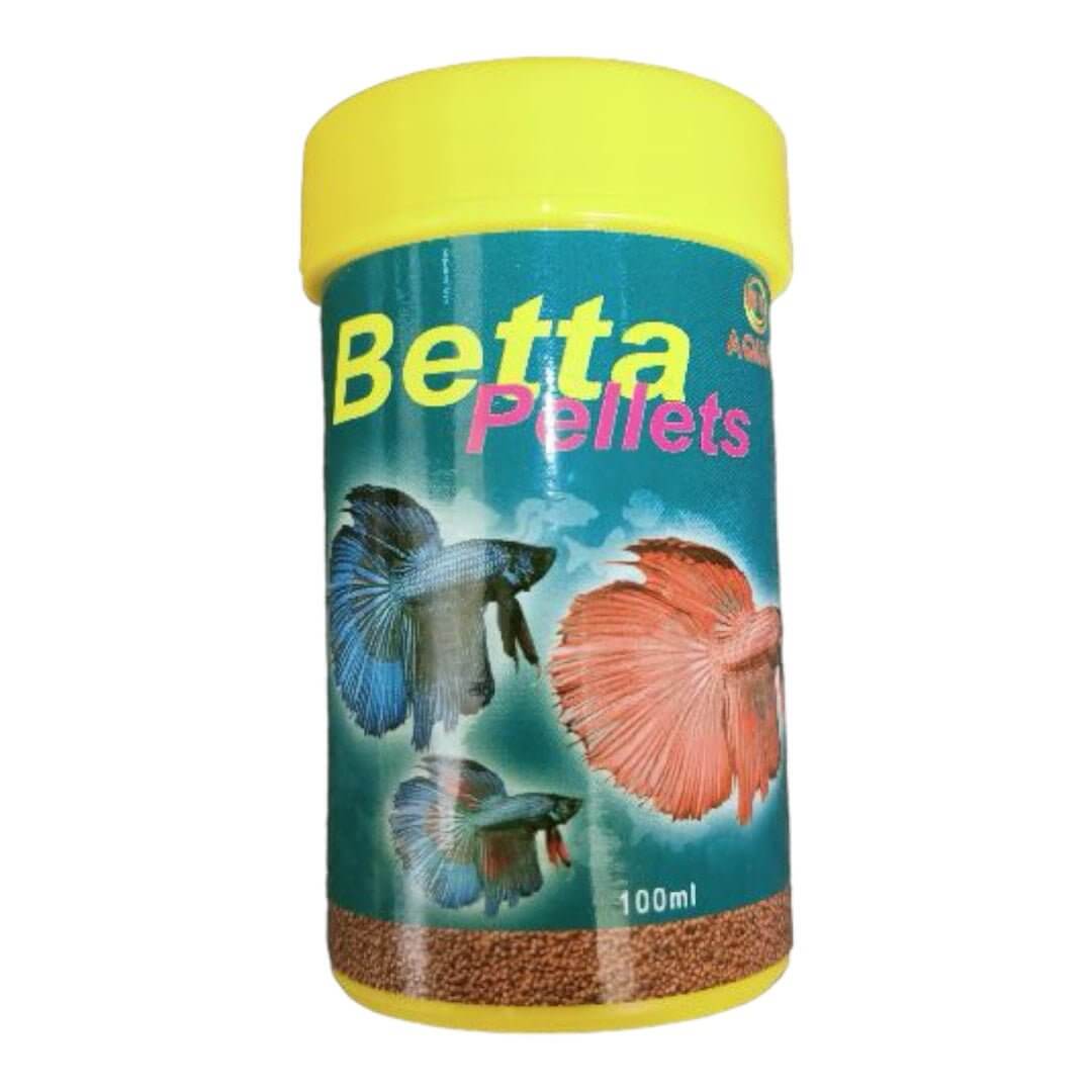 AQUAV Betta Pellets 100ml - Premium Nutrition for Bettas