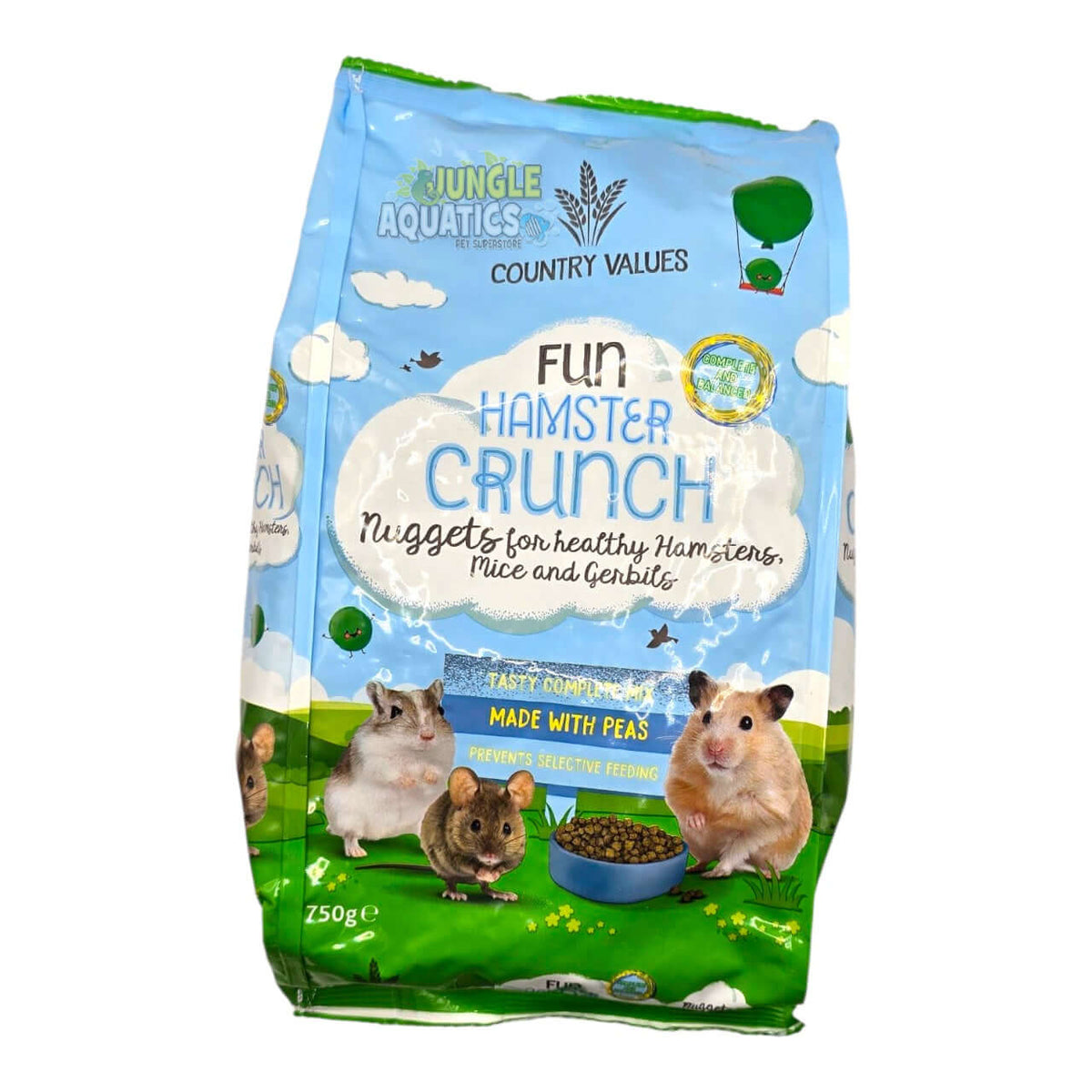 Burgess Country Values Hamster 750G - Nutritious Food – Jungle Aquatics ...