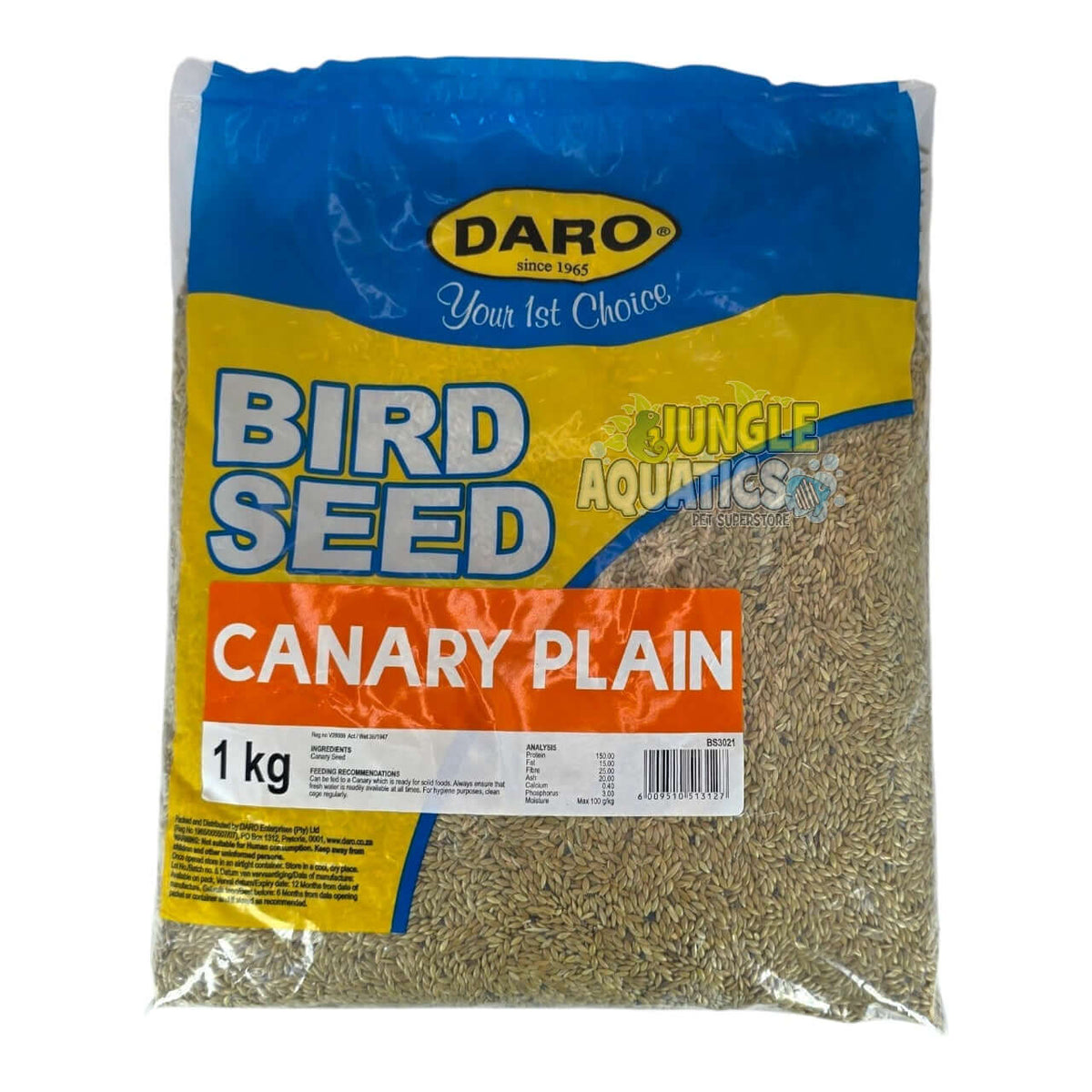 Daro Plain Canary Seed 1kg - Premium Bird Nutrition