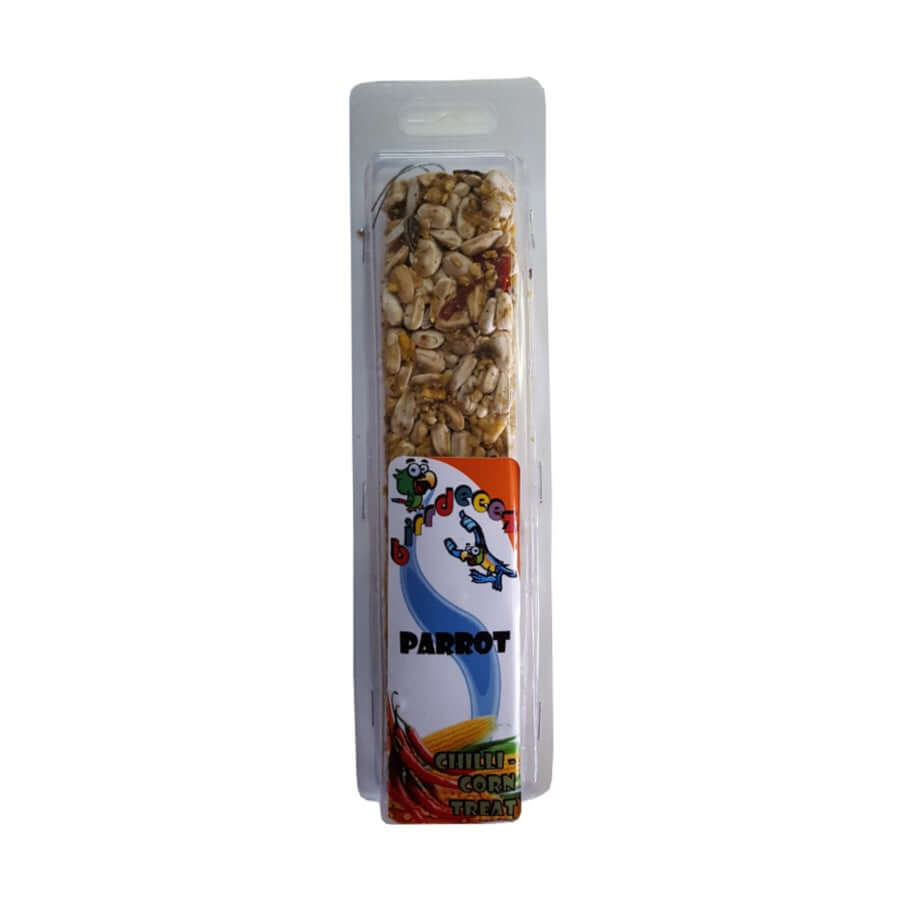 Parrot Seed Stick - Chilli Corn Treat for Birds