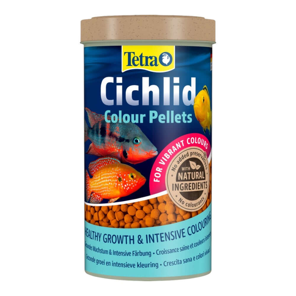 Tetra Cichlid Colour Pellets 165G - Vibrant Fish Nutrition
