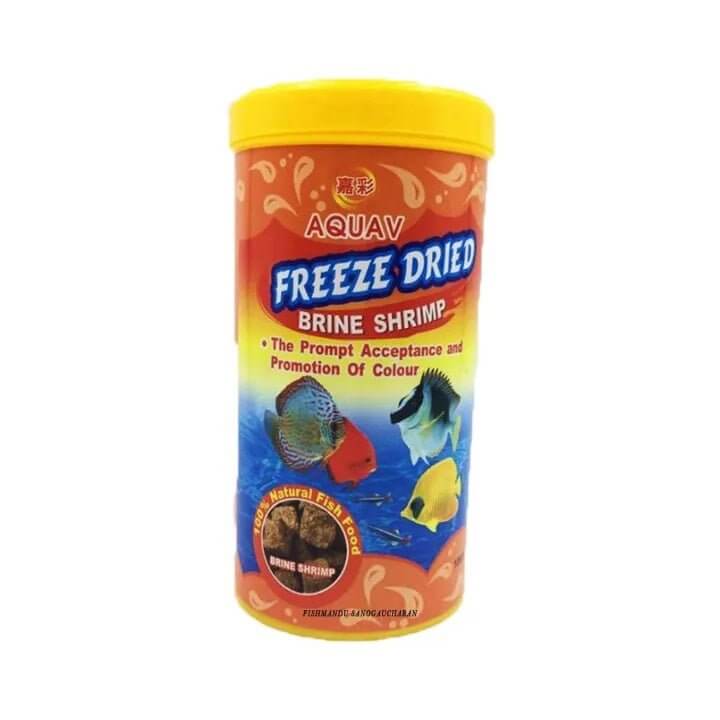 AQUAV Freeze Dried Brine Shrimp for Small Fish