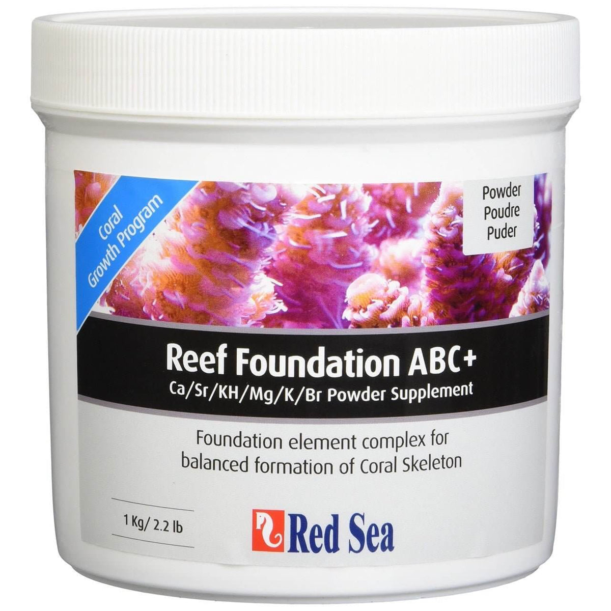 Red Sea Reef Foundation ABC+ 1kg - Premium Coral Supplement